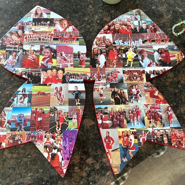 Freestanding Letter, Photo Collage Letter, Single Character, Wood 3D ...