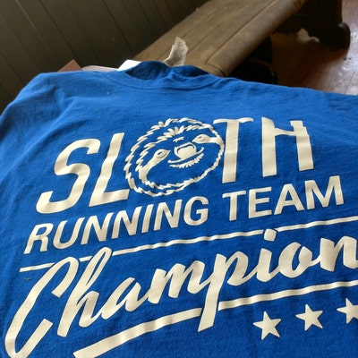 SVG Sloth Svg Funny Svg Sloth Running Team Champion Svg Heat Transfer ...
