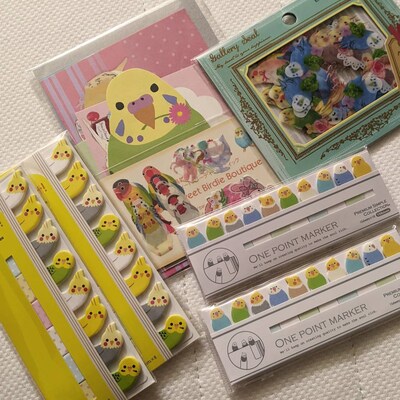 Die Cut Sticky Notes Budgie Cockatiel Lovebird 120 Pieces - Etsy