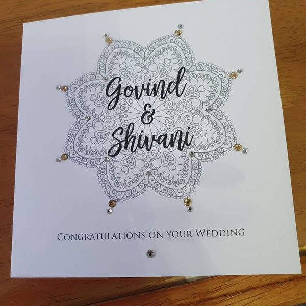 Luxury Personalised Money Envelope, Gift Envelope, Shagan Envelope ...