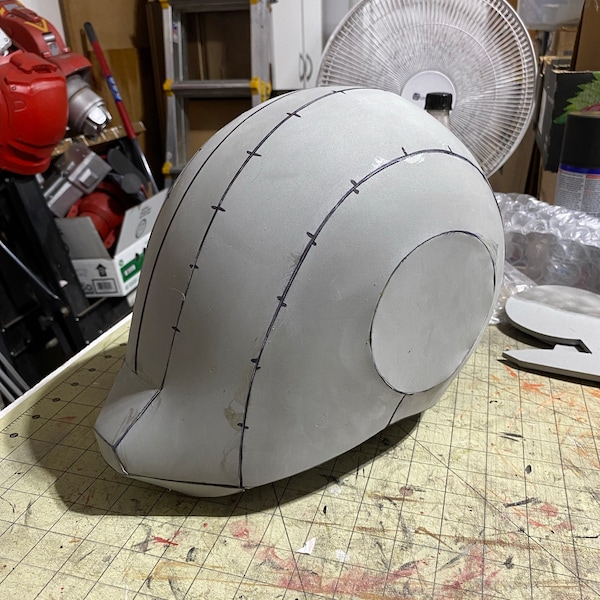 Robot Helmet No.2: DIY Printable EVA Foam Helmet Pattern for Cosplay ...