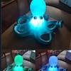 LED Night Light Statue Marine Life Home Decoration Figurine Room/home ...