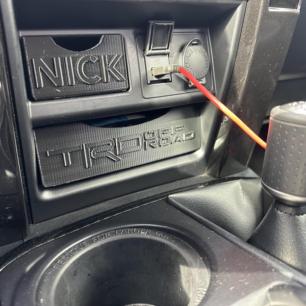 5th Gen 4runner (2014-2024 SR5, TRD OR, TRD Pro) Console Cubby Drawer ...