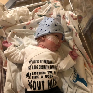 Peace Out NICU NICU Baby Onesie Nicu Graduate Going Home Onesie Preemie ...