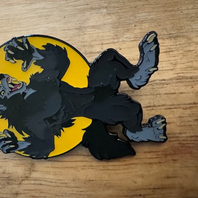 Full Moon Eddie Werewolf glossy Vinyl Sticker 5in X 4in Water Proof ...