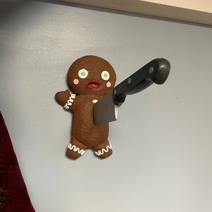 Killer Gingerbread Man With Knife - Etsy