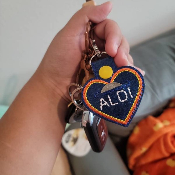 Quarter Keeper - Aldi Quarter - ALDI Keychain - Quarter Holder - Aldi ...