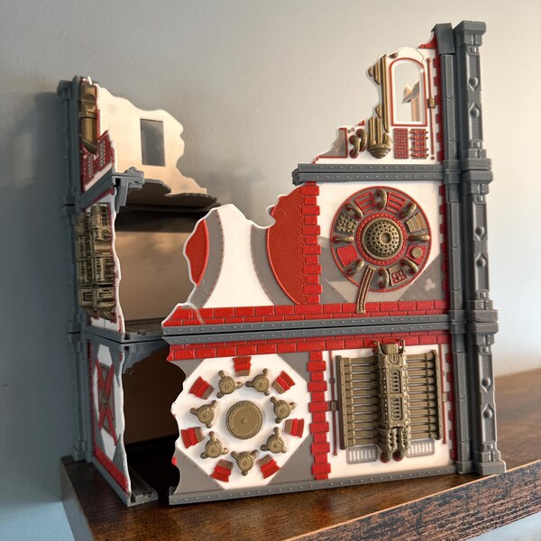 Industrial Ruins Set 2: Mars Factory Wargaming Terrain Series Patrol ...