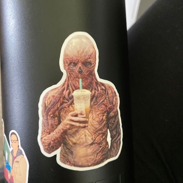 Vecna Drinking Coffee Sticker or Magnet - Stranger Things Season 4 - Etsy
