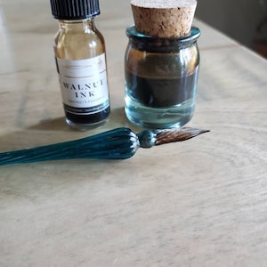 Walnut Shimmer Red Calligraphy Ink Calligraphy Kit Handmade Calligraphy ...