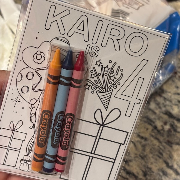 Inspired Moana Mini Coloring Pages and Crayons - 1 Bag (1 Child ...