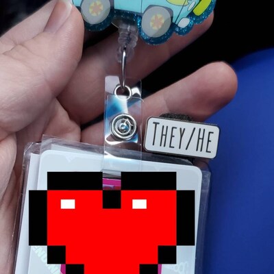 CHARM COLLECTION Badge Topper Adapter - Etsy