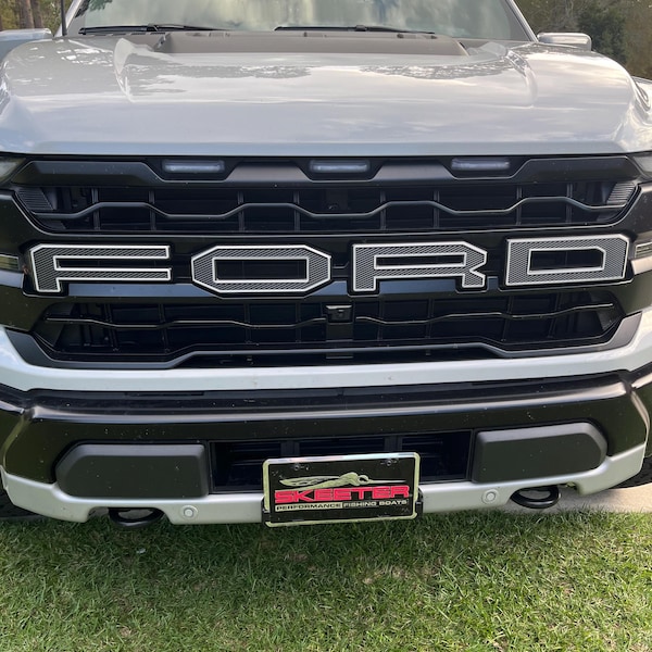 2021-2023 Ford Raptor Tailgate Letter With Reflective Outlines Vinyl ...