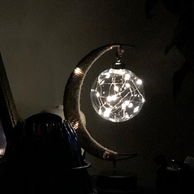 Moon String Night Light USB Night Light Gift Idea for Friends - Etsy