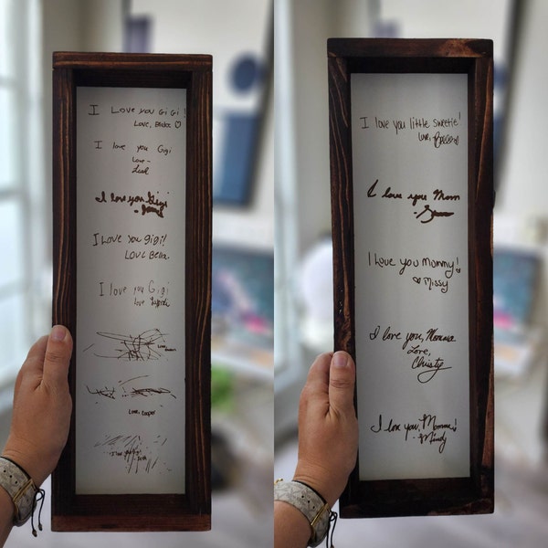 Handwritten Note, Handwritten Keepsake, Loved Ones Handwriting ...