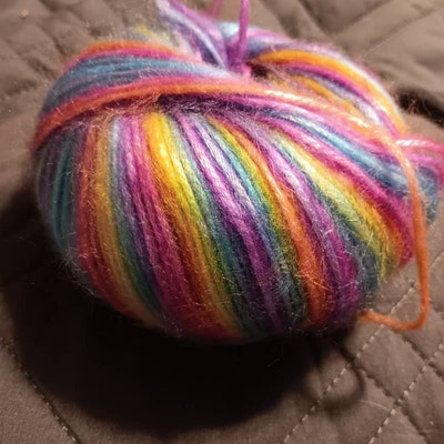 Picasso Rainbow Ice Yarns 64626 Blue Purple Green Yellow Orange Pink ...