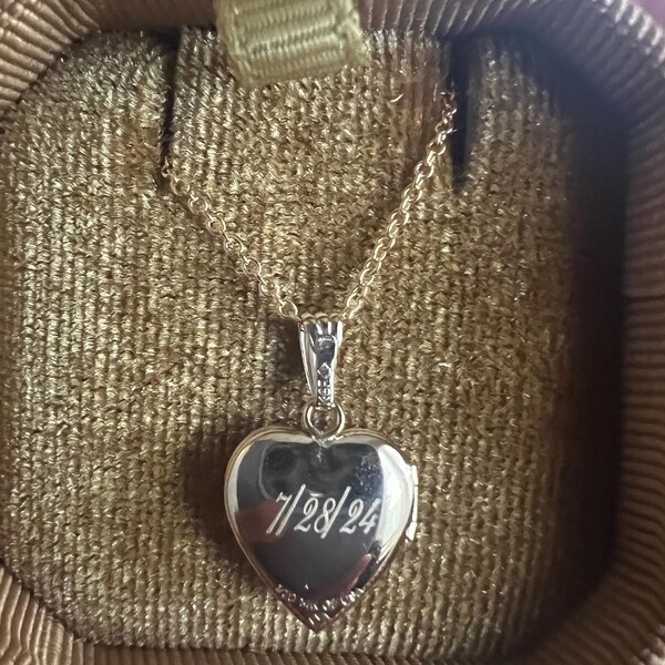 Paws Round Circle Mini Locket, Gold Filled, Silver, Minimalist ...