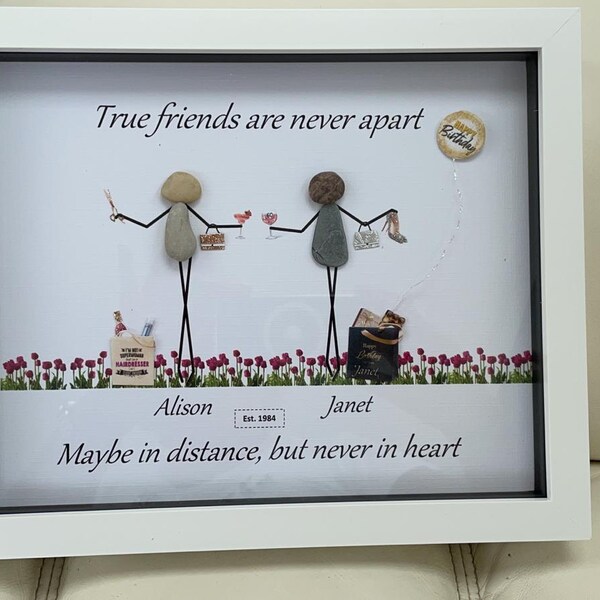 Best Friends Pebble Art - Besties Forever - Friend Gift - Bffs ...
