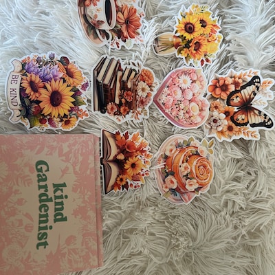 Pink Lady Slipper Sticker, Flower Sicker, Stickers for Hydroflask, Die ...