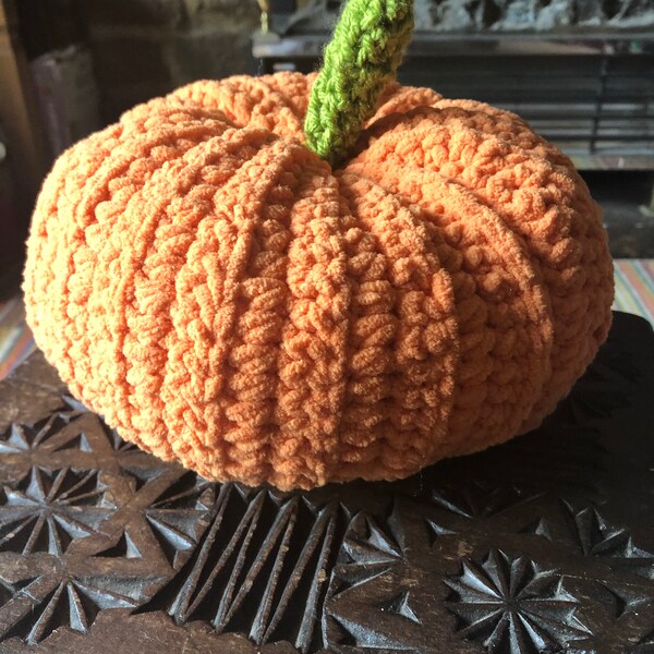 Easy Crochet Pattern for a Rustic Style Farmhouse Pumpkin - Fall ...