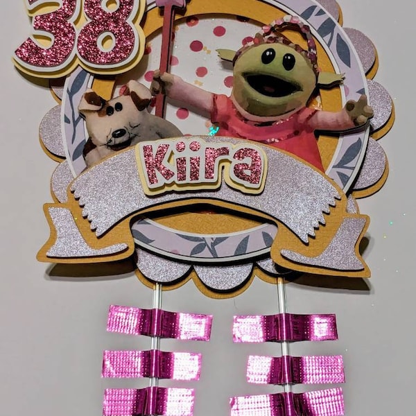 Nanalan Birthday Shaker Topper, Who's That Wonderful Girl Birthday ...
