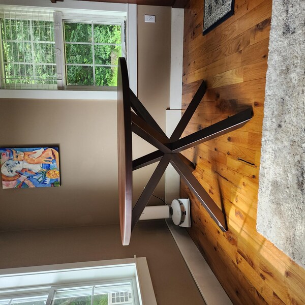 Powder Coated Spider Table Frame for Dining Table, Handmade Metal Table ...