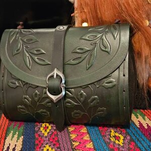 Leather Scroll Case for LARP, Document Tube for Cosplay, Medieval ...