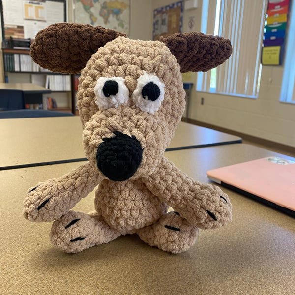 Baby Gromit Inspired Dog Crochet Pattern - Beginner-friendly Amigurumi ...