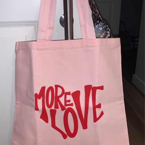 More Love - Tote Bag - Etsy