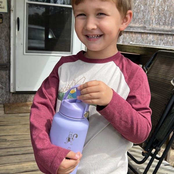 Luffy Gear 5 Water Bottle, One Piece Engraved Coffee Tumbler ...