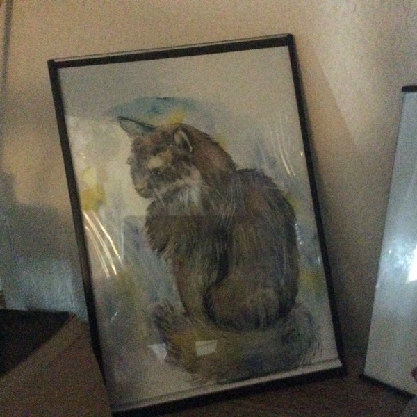 Watercolor Mountain Lion Art Print by Bethany Kerr - Etsy