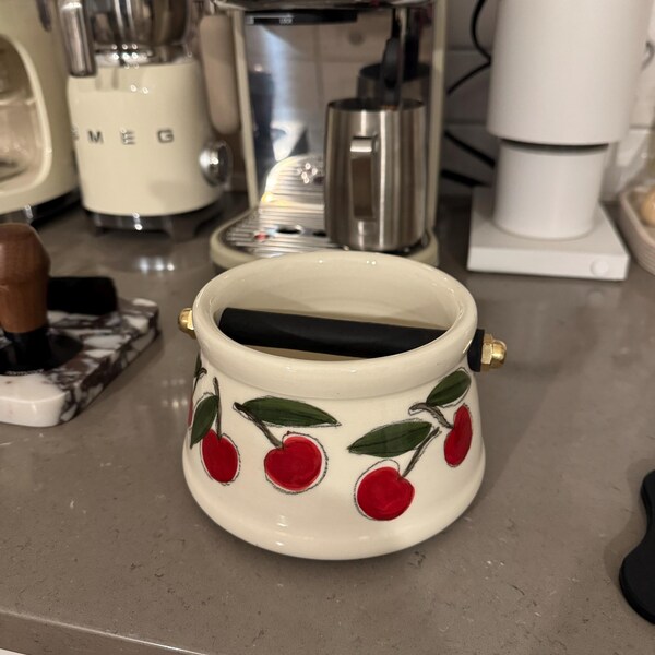 Knock Box Handmade in Ceramic Porcelain With Black Glaze - Etsy