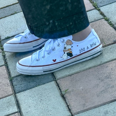Hand-painted Converse All Star Sneakers, Custom Alice in Wonderland - Etsy