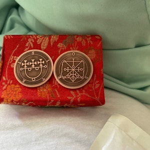 SEAL OF MARAX Goetia Coin Morax Coin Pendant - Etsy