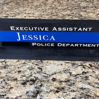 Police Name Plate - Etsy
