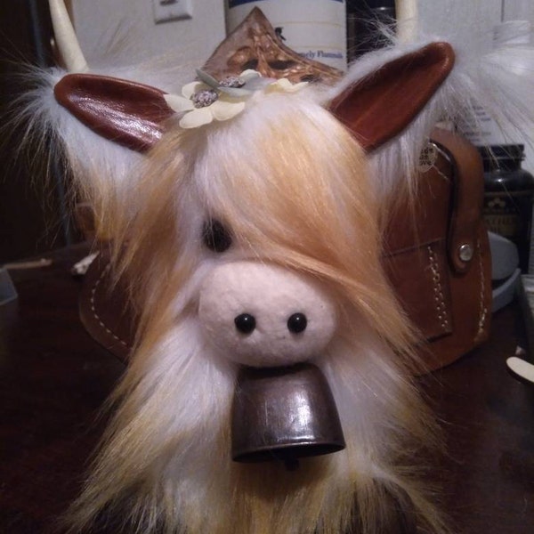 Grinch Highland Cow Gnome Handmade Festive Christmas Holiday Decor ...