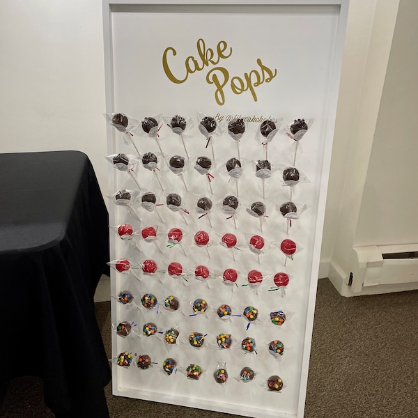 Shot Wall With Stand - Holds up to 48 Shot Glasses - Shot Holder - Shot ...