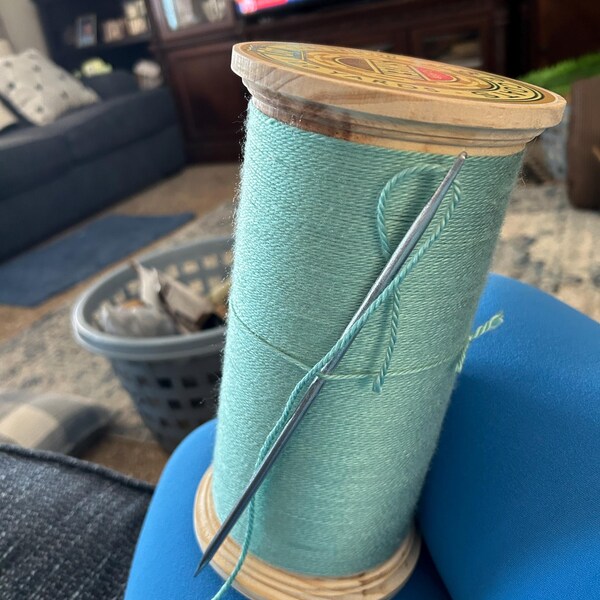 Giant Faux Spool of Thread - 9.5" Tall - Etsy
