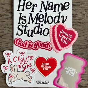 Daily Bread Croissant With Bow Sticker Bible Faith Stickers God Journal ...