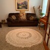 MACRAME PATTERN / Macrame Rug Tutorial / Round Mandala-inspired Rug ...