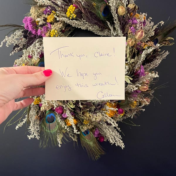 Biodegradable Wreath, Many Styles Available in 4 Sizes, Eco Friendly ...