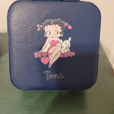 Betty Boop Girl's Travel Jewelry Box With Custom Name,cute Cartoon ...