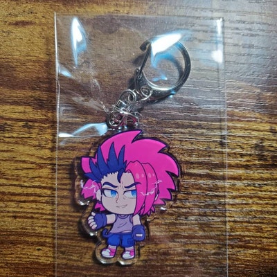 Chibi Acrylic Keychains Commission double-sided Charmcustom - Etsy