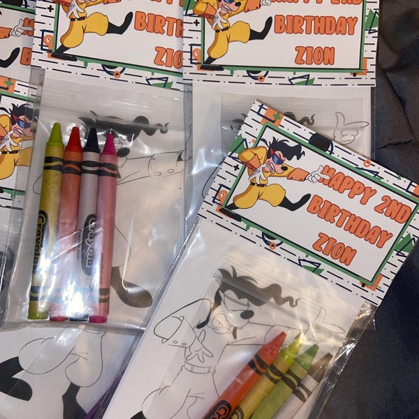 Circus/carnival Themed Mini Coloring Books, Party Favors, Birthday ...