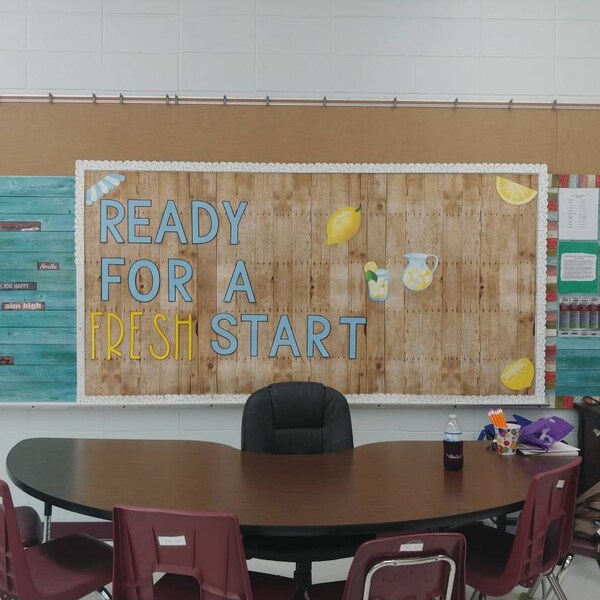 Printable Bulletin Board Display Kit - Teacher Bulletin Board – Fresh ...