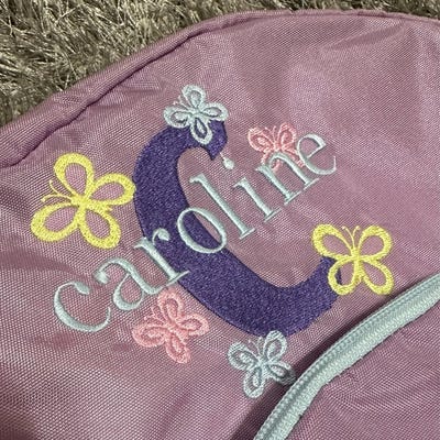 Read Me A Story Little Girl Embroidery Saying, Reading Pillow Saying ...