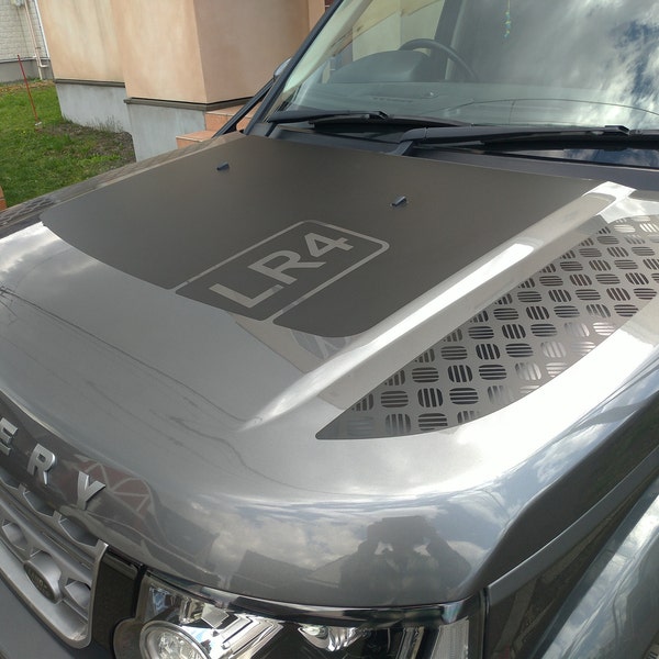 Long Matt Hood Graphic Decal for Discovery 4, 3, LR4, LR3 + Tag | Easy ...