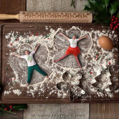 Baker's Angels Flour Angel Digital Background Collection for PS & PSE ...