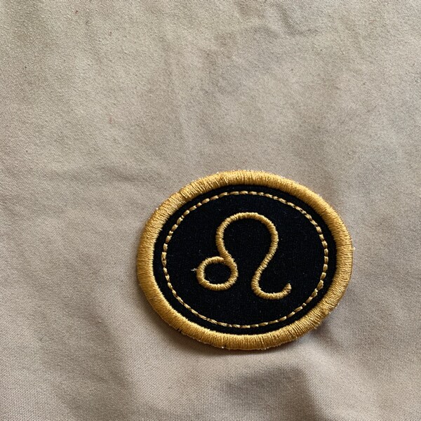 Zodiac Leo Merit Badge, Patch! Any Color Combo, Custom Made! - Etsy
