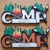Camping Bonfire Sign - Easy Finish - Laser Cut File - Glowforge and All ...